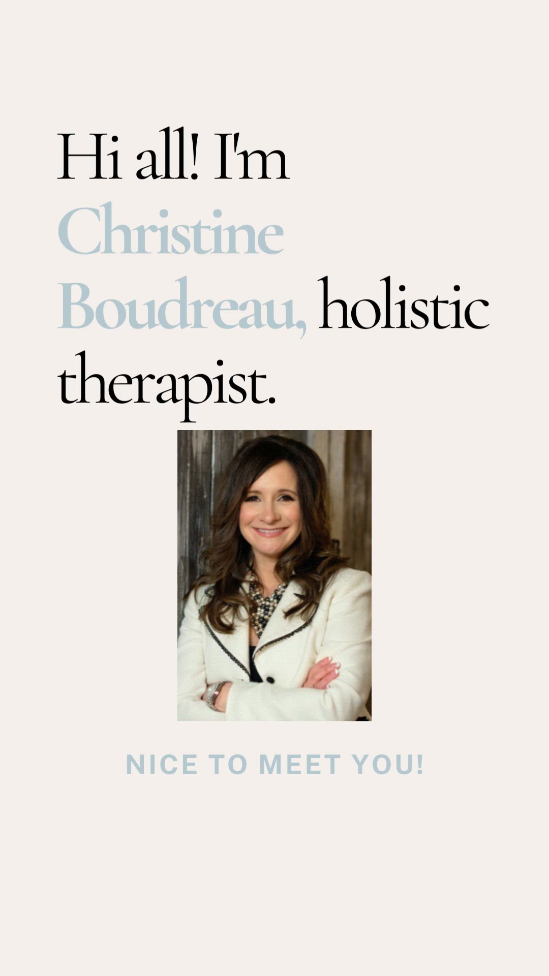 Christine Boudreau Functional Medicine Psychotherapist, Licensed ...
