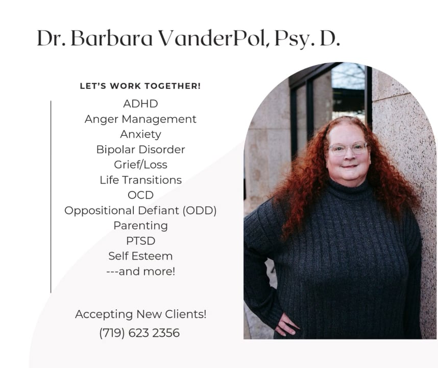 Barbara VanderPol, Licensed Psychoanalyst, Colorado Springs, CO, 80920 ...